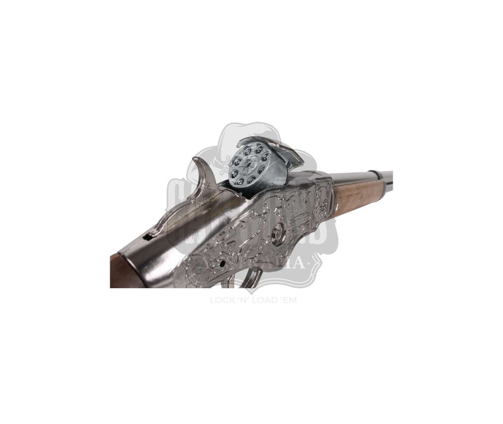 Gonher - Cowboy Winchester Rifle - 8-Shot - 69.5 cm - Diecast Metal ...