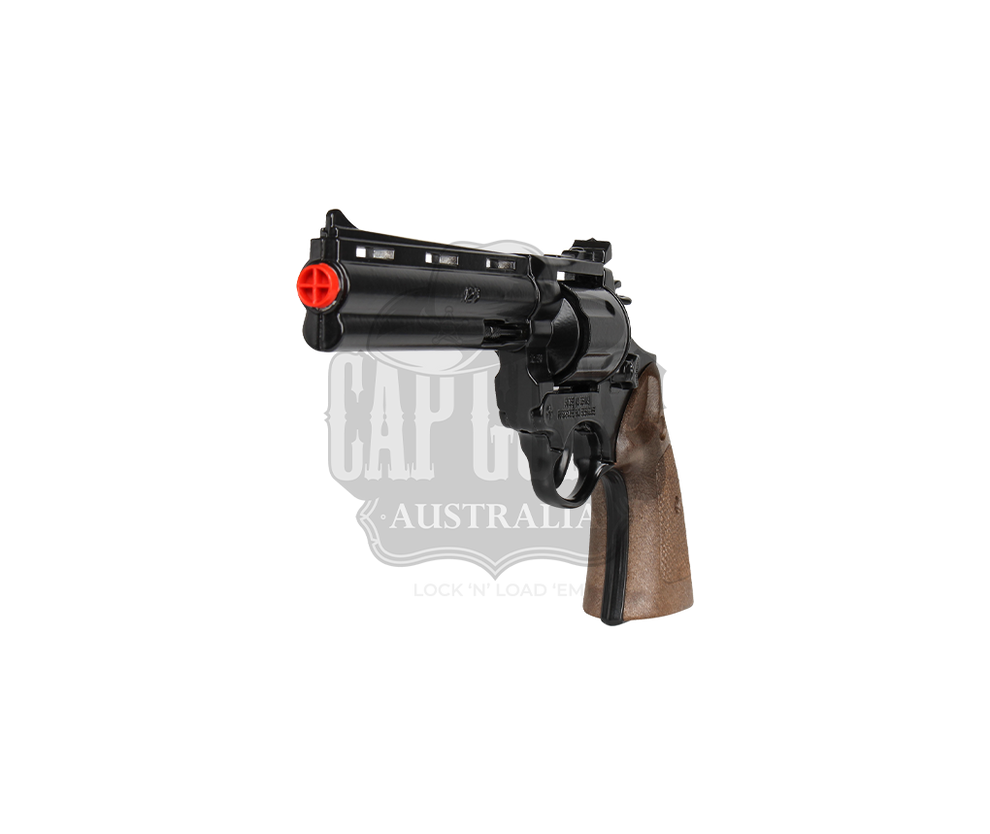 Gonher - Police Revolver - Diecast Metal - Colt Python 6" Brown/Black ...
